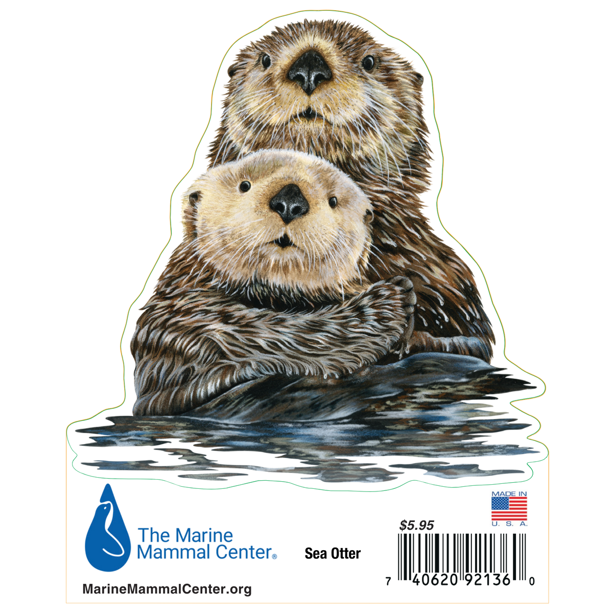 Sea Otter Sticker – The Marine Mammal Center Gift Store